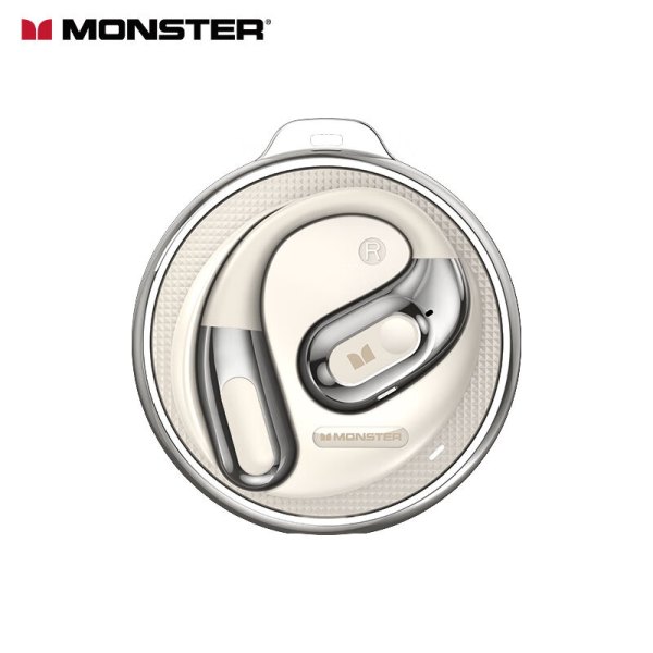 魔声（MONSTER）Open Ear AC330开放式运动蓝牙耳机挂耳式不入耳骑行跑步运动智能降噪超长续航手机通用 流光金【报价 价格 评测 ...