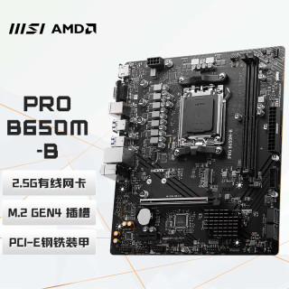 MSI 微星 PRO B650M-B MATX主板【报价 价格 评测 怎么样】 -什么值得买