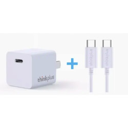 【省30元】thinkplus充电器_thinkplus 30W 氮化镓充电器+双Type-C数据线 1m多少钱-什么值得买