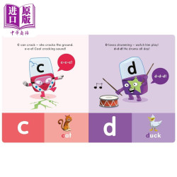 少儿读物_字母积木探索 Alphablocks Letter Explorer A Big Board Book 英文原版进口 儿童卡通动画 ...