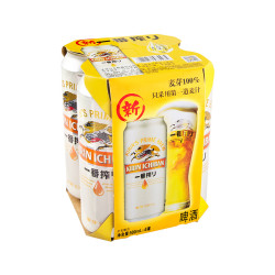 麒麟工业啤酒_KIRIN 麒麟 一番榨啤酒 500ml*4罐多少钱-什么值得买