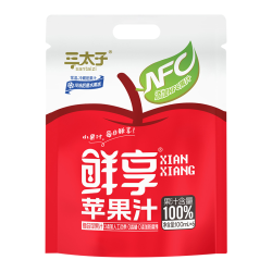 三太子果汁饮料_三太子 鲜享NFC苹果汁 100ml*6袋多少钱-什么值得买