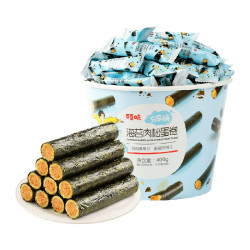 【省20.95元】百草味其他休闲零食_Be&Cheery 百草味 海苔肉松蛋卷 400g多少钱-什么值得买