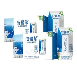 安慕希常温酸奶_安慕希 酸奶原味205g*16盒*2箱礼盒装 酸牛奶整箱批发营养多少钱-什么值得买