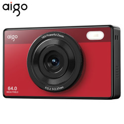 爱国者数码相机_aigo 爱国者 E6 数码相机入门高清旅游校园卡片机复古CCD 64GB红色多少钱-什么值得买