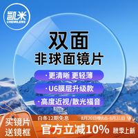 隐藏在众多品牌下的镜片巨头，凯米眼镜，性价比最高的就是U2和U6_套镜_什么值得买