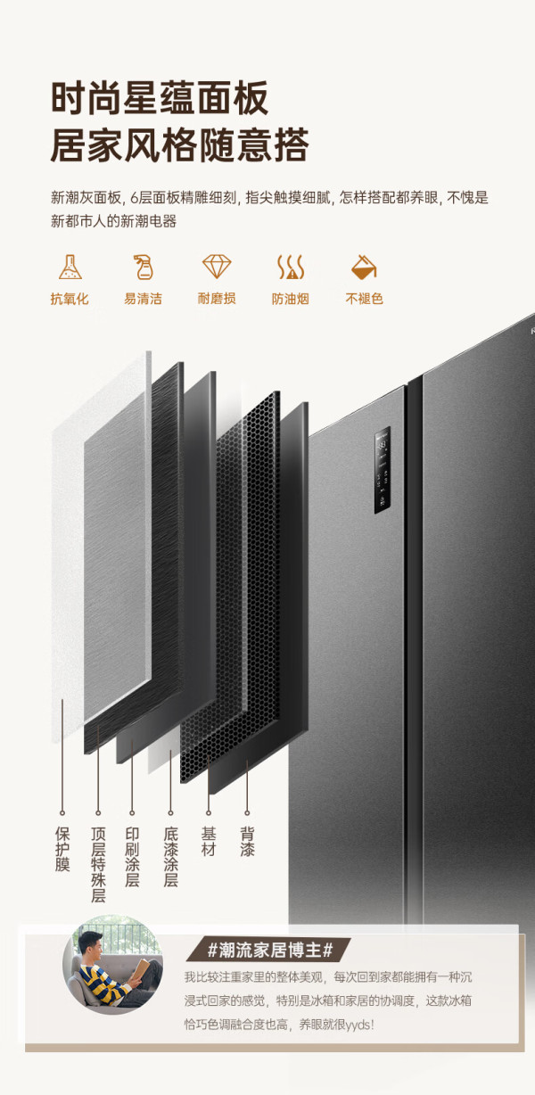 【省756.52元】容声冰箱_容声 BCD-547WD12HP 547升双开门电冰箱一级能效多少钱-什么值得买