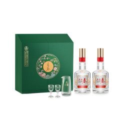 【省950元】五粮液白酒_WULIANGYE 五粮液 五粮春菁萃礼盒 52%vol 浓香型 500mL*2瓶多少钱-什么值得买