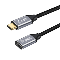 均橙数据线_均橙 Type-c3.1数据线 16芯 Gen2音视频 4k60 延长数据线1米多少钱-什么值得买