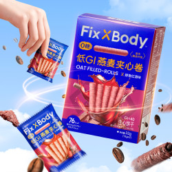 【省30.99元】Fix-X Body饼干糕点_Fix-X Body 旺旺燕麦卷醇香红酒味32g*5盒多少钱-什么值得买