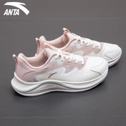 【省30元】安踏跑鞋_ANTA 安踏 柏油路霸2氮科技跑鞋女鞋秋季款运动鞋软底跑步鞋子专业跑鞋 象牙白/藕灰 38多少钱-什么值得买