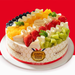 味多美饼干糕点_wedome 味多美 新鲜蛋糕 生日蛋糕 水果蛋糕 北京同城配送 新经典100% 20cm 原味坯杂果夹心多少钱-什么值得买
