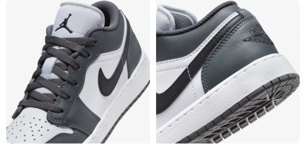 【省279.6元】耐克休闲运动鞋_NIKE 耐克 Air Jordan 1 Low 553560-152 38多少钱-什么值得买