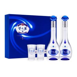 【省40元】经典白酒_洋河 梦之蓝 M3 52%vol 浓香型白酒 500ml＊2瓶多少钱-什么值得买