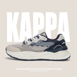 【省149.35元】卡帕男士休闲鞋_Kappa 2025春季新款复古休闲老爹鞋 麦卡其/青棕色/猎犬灰多少钱-什么值得买