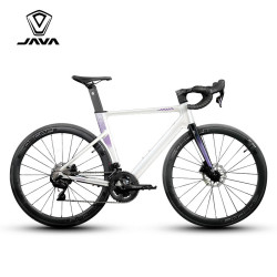 佳沃骑行运动_佳沃 JAVA SILURO6-TOP桶轴公路车鱼雷6油压碟刹24变速竞赛自行车 白紫色 XL（183-195 CM） 24变速 ...