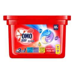 【省35.69元】奥妙洗衣凝珠_OMO 奥妙 3合1洗衣凝珠189g 18颗多少钱-什么值得买