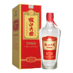 整箱白酒_枝江 大曲1988 52度 500ml*6瓶 整箱装浓香柔雅白酒 52%vol 500mL 1瓶多少钱-什么值得买