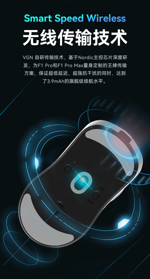 VGN 蜻蜓F1 Pro 2.4G双模无线鼠标 26000DPI 白色【报价 价格 评测 怎么样】 -什么值得买