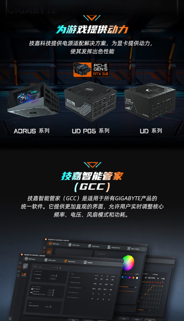 GIGABYTE技嘉7650GRE显卡 魔鹰 Radeon RX 7650 GRE GAMING OC 8G 电竞游戏设计智能学习电脑支持4K ...