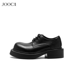 【省600元】玖诗女士单鞋_玖诗 JOOC 中性乐福鞋女经典热卖牛皮增高厚底百搭休闲单鞋帅气多少钱-什么值得买