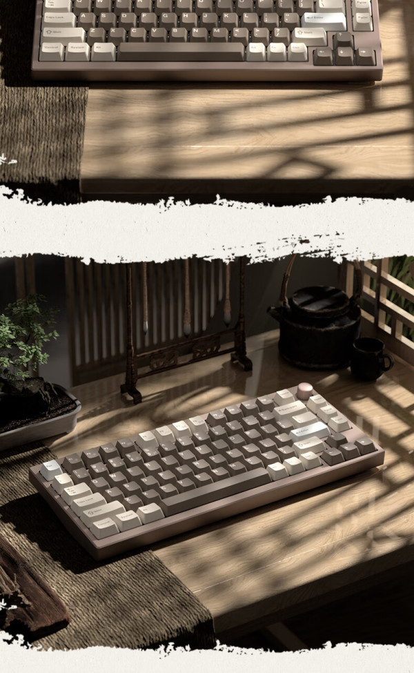 SKN 青鸟75 81键 三模机械键盘 景泰 瑰夏拿铁轴 RGB【报价 价格 评测 怎么样】 -什么值得买