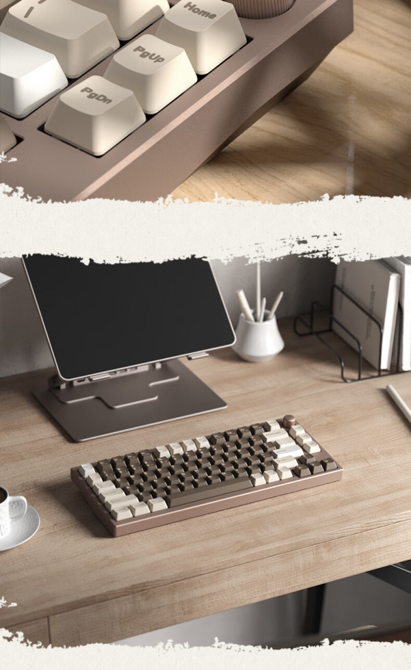 SKN 青鸟75 81键 三模机械键盘 玳瑁 瑰夏拿铁轴 RGB【报价 价格 评测 怎么样】 -什么值得买