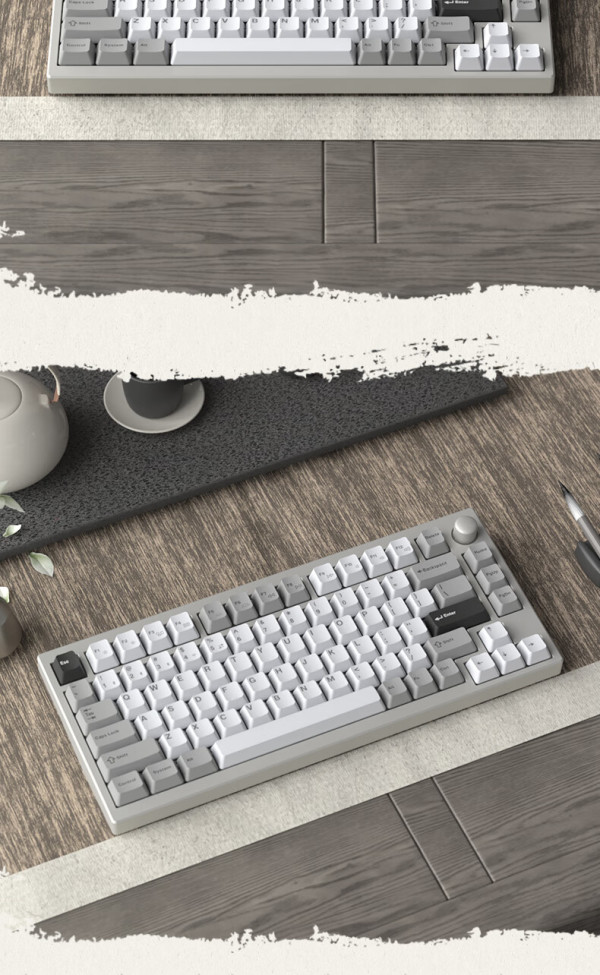 SKN 青鸟75 81键 三模机械键盘 景泰 瑰夏拿铁轴 RGB【报价 价格 评测 怎么样】 -什么值得买