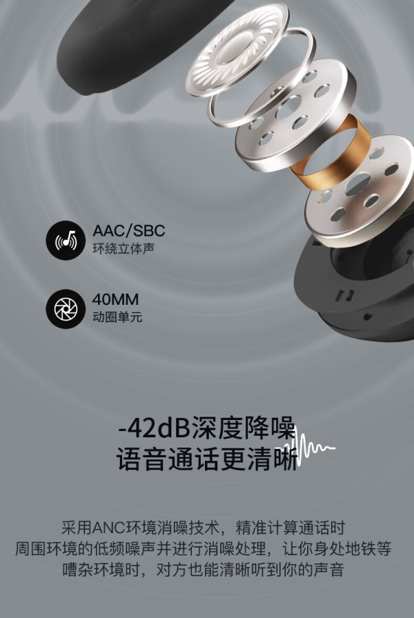 博米尼（BOMINI）耳机无线蓝牙ANC头戴式有线降噪头戴游戏电脑带耳麦高音质 标配【报价 价格 评测 怎么样】 -什么值得买