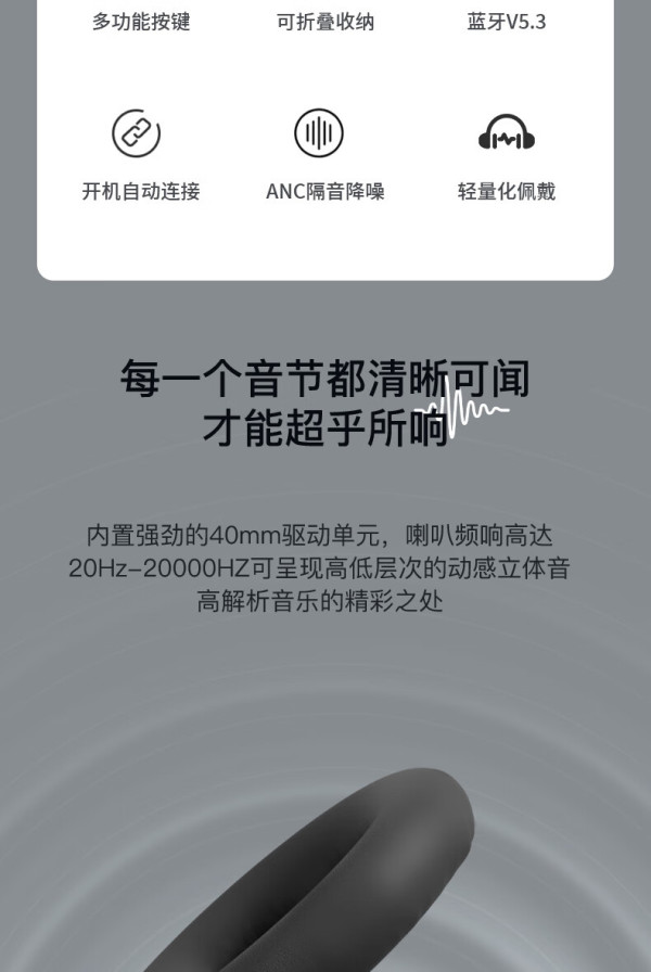 博米尼（BOMINI）耳机无线蓝牙ANC头戴式有线降噪头戴游戏电脑带耳麦高音质 标配【报价 价格 评测 怎么样】 -什么值得买