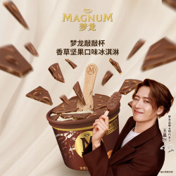 【省27.51元】梦龙冰淇淋/雪糕_梦龙 MAGNUM 敲敲杯香草坚果冰淇淋 69g*3杯多少钱-什么值得买