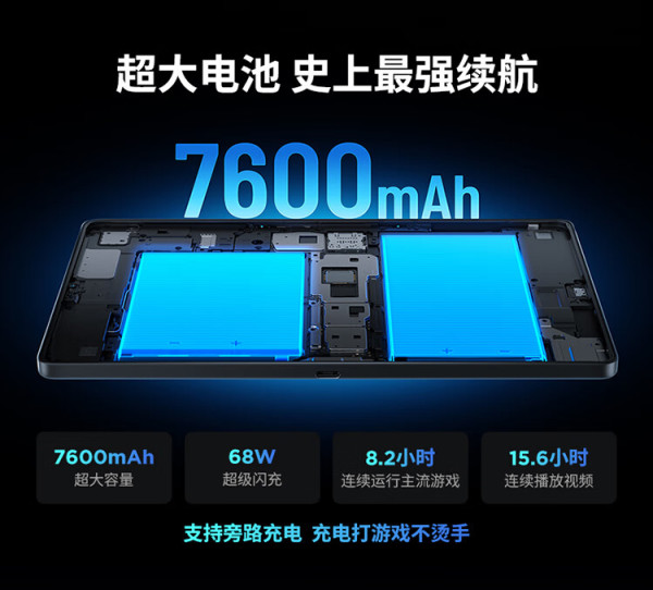 【省708.86元】联想拯救者安卓平板_联想拯救者 Y700四代8.8英寸游戏平板 骁龙8至尊版 3K 165Hz高刷 铜制大VC 12+256G 碳晶黑多少钱-什么值得买