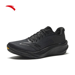 【省303.66元】安踏跑鞋_安踏 柏油路霸3V丨运动鞋男Vibram氮科技竞训跑鞋男耐磨跑步鞋子男 基础黑-5 43多少钱-什么值得买
