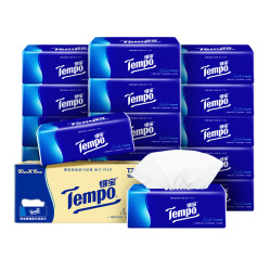 【省41.45元】得宝抽纸_得宝 Tempo 经典无香4层抽纸90抽×16包多少钱-什么值得买