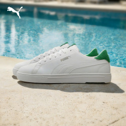 【省32.11元】彪马运动板鞋_PUMA 彪马 Serve Pro Lite 中性运动板鞋 374902-08 白/黑色/金色 38多少钱-什么值得买