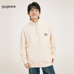 【省280元】gxgjeans男上装_gxgjeans gxg.jeans 男士套头卫衣 A款-米白 11E1310013L M (170)多少钱-什么值得买