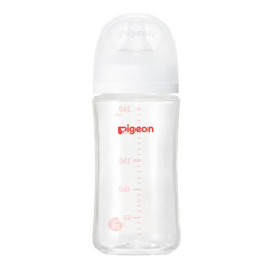【省78.92元】贝亲普通奶瓶_Pigeon 贝亲 自然实感第3代PRO系列 AA187 玻璃奶瓶 240ml M 3月+多少钱-什么值得买