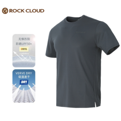 Rock Cloud速干衣裤_Rock Cloud RockCloud岩云夏季户外运动徒步薄款吸汗防晒轻薄短袖男士速干t恤多少钱-什么值得买