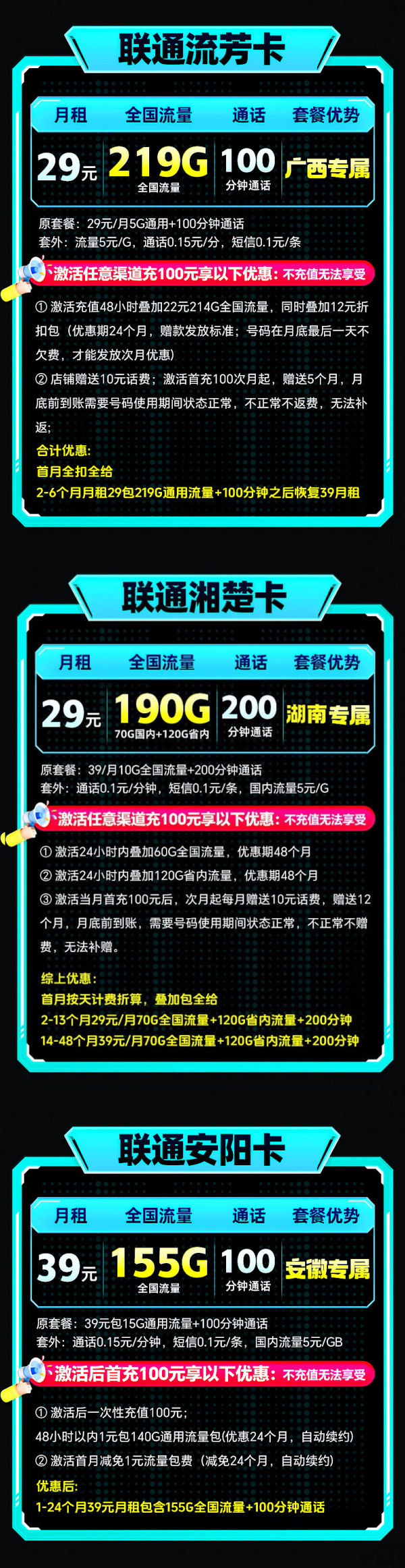 运营商_ 中国联通 19元/月（本省号码＋235G流量＋200分钟通话）激活领25元红包多少钱-什么值得买