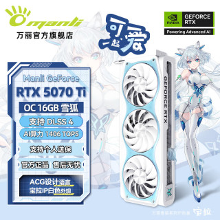 万丽GeForce RTX 5070Ti OC 16GB GDDR7 雪狐 DLSS 4 电竞设计直播AI独立游戏白色显卡套装 万丽RTX5070Ti 16G雪狐+宏碁1T固态【报价 价格 ...