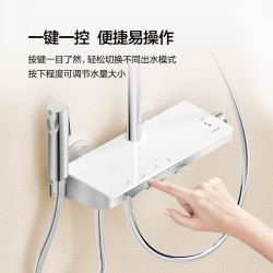 【省472.4元】恒洁花洒_恒洁 HEGII Y55 琴悦系列 HMF938-333 淋浴花洒套装 银色 恒温款多少钱-什么值得买