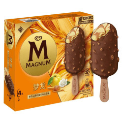 【省33.14元】梦龙冰淇淋/雪糕_梦龙 MAGNUM 柚子山茶花蜜冰淇淋 62g*4支多少钱-什么值得买