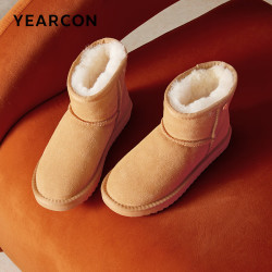 【省230元】意尔康女靴_YEARCON 意尔康 女鞋 棕色 37多少钱-什么值得买